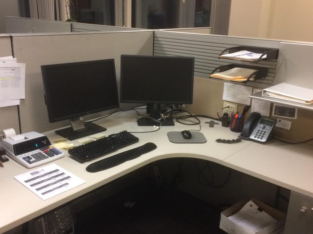 Cleaned Cubical - Otten Building Maintenance