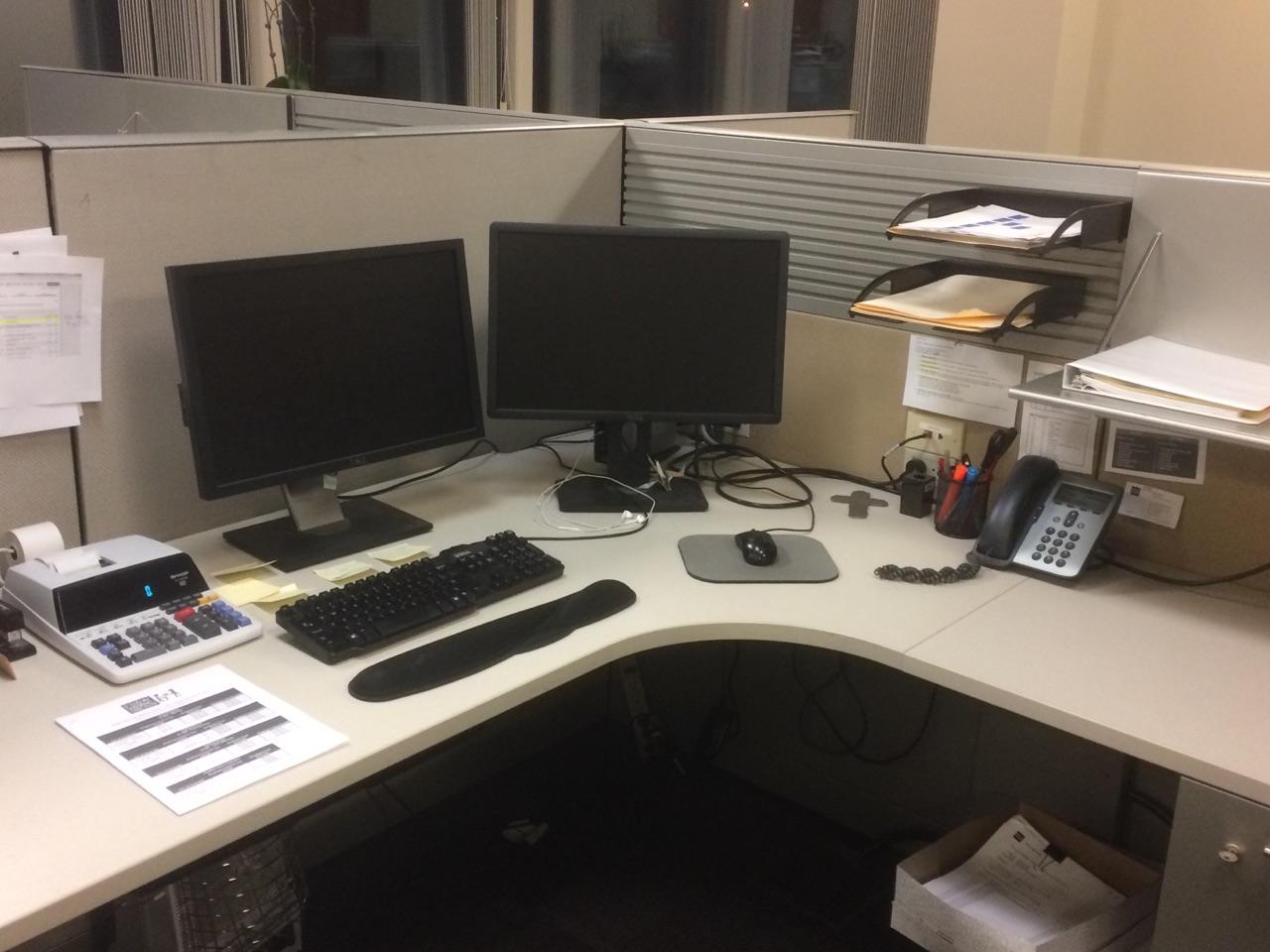 Cleaned Cubical - Otten Building Maintenance